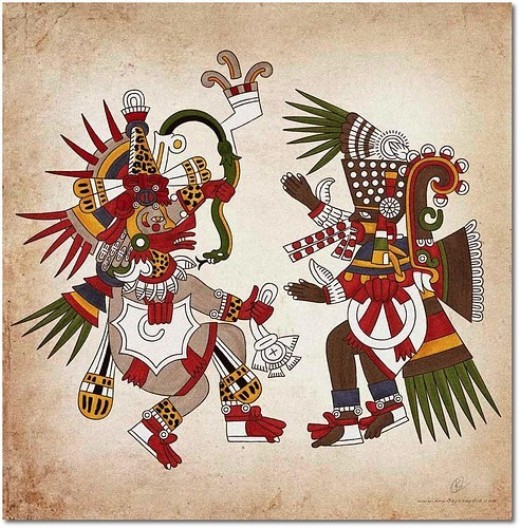 Quetzalcoatl And Tezcatlipoca
