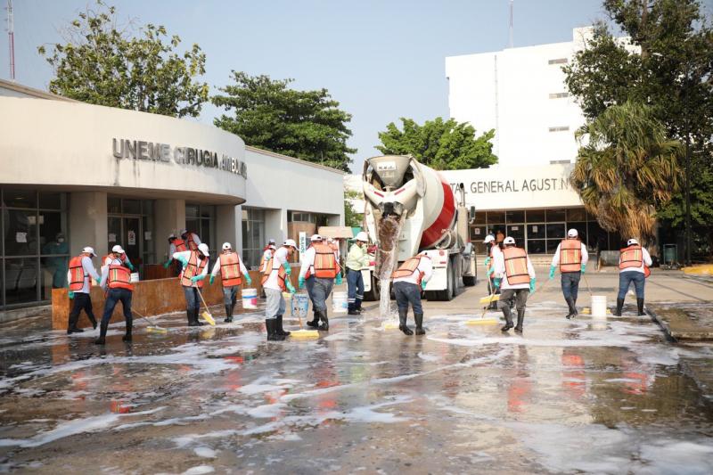 Gobierno de Yucatán y Cemex se unen para desinfectar accesos a ...