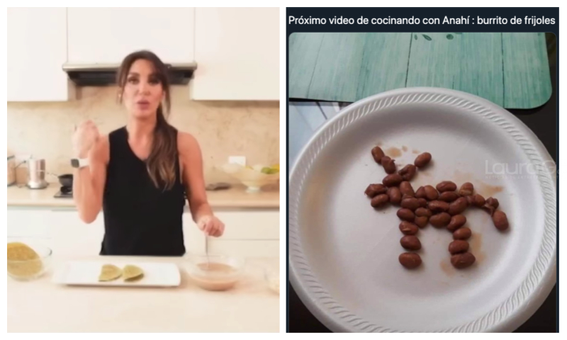 Anahí prepara enfrijoladas y los tuiteros ya no quieren volver a comer
