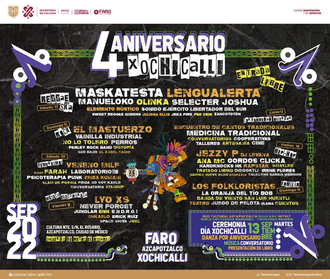 FARO Azcapotzalco Xochicalli celebra su cuarto aniversario - Almomento ...