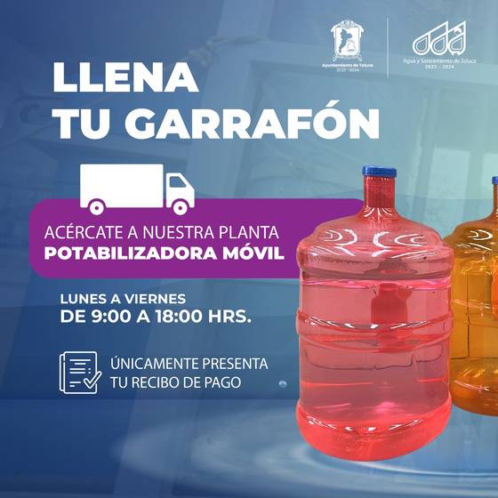 ¿Garrafones de agua potable gratis en Toluca? - Almomento | Noticias ...