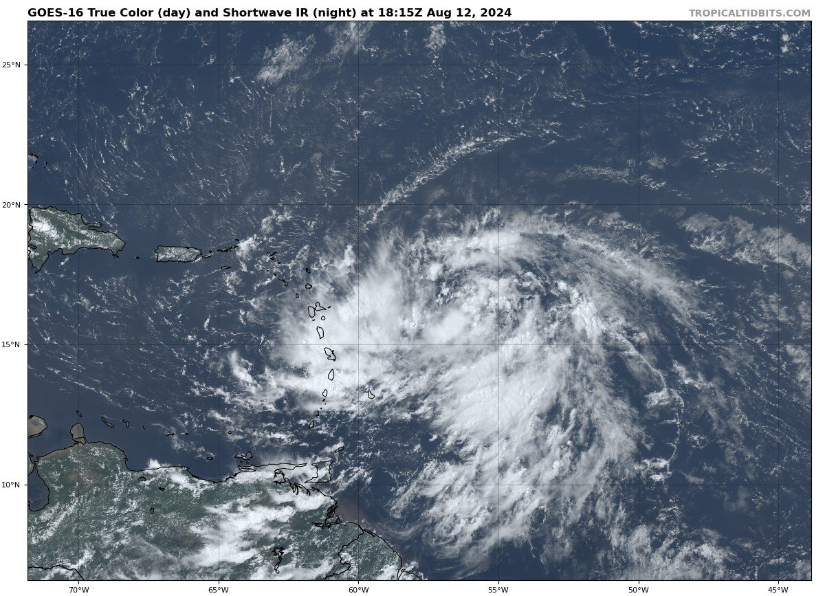 Tormenta tropical ‘Ernesto‘ se forma en el Atlántico - Almomento ...