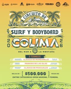 Colima invita a vivir el Circuito de Surf y Bodyboard 2026 - Almomento ...