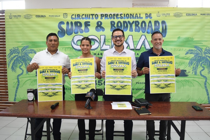 Colima invita a vivir el Circuito de Surf y Bodyboard 2026 - Almomento ...